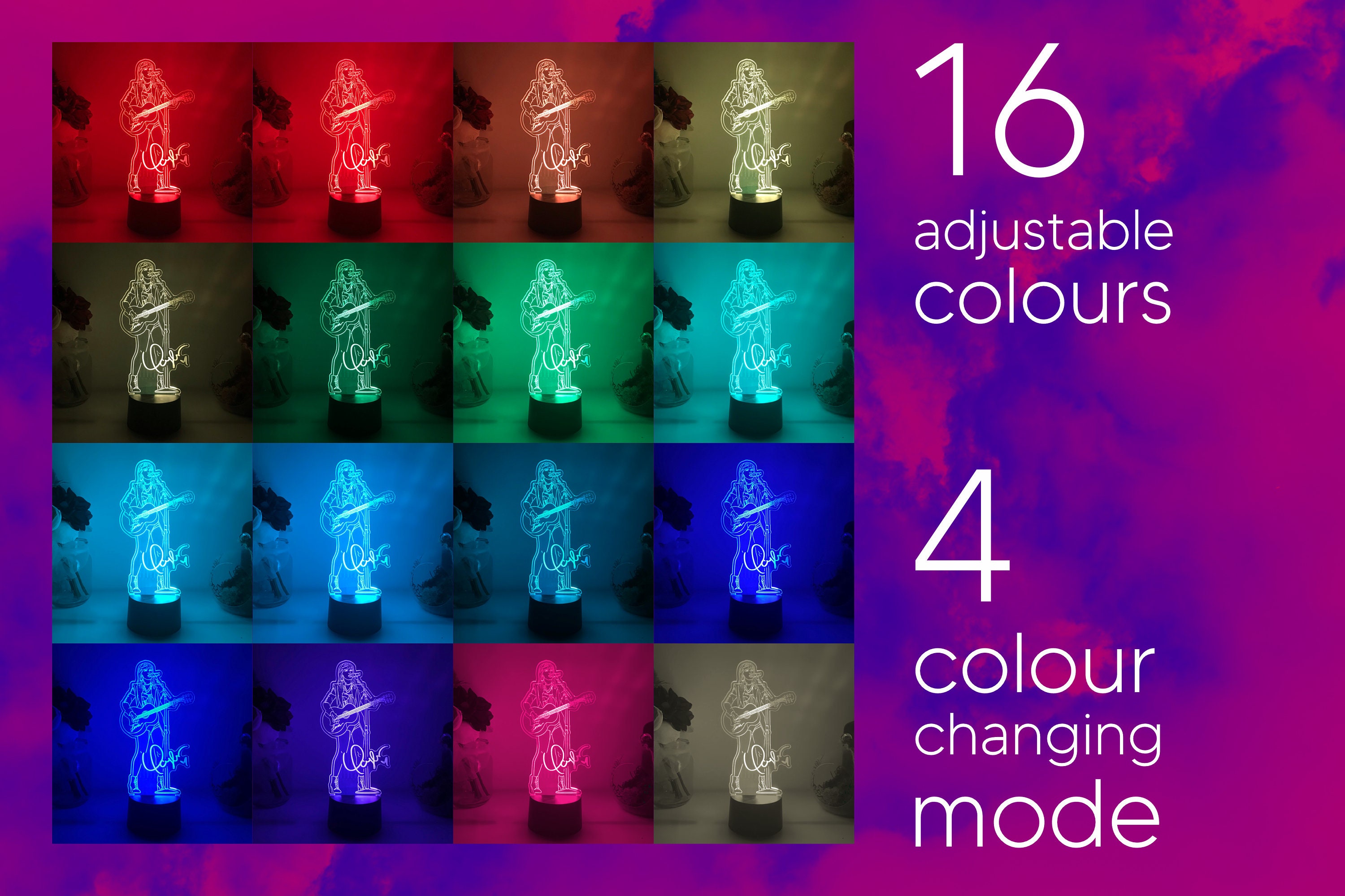 Taylor Swift LED Night Light - Etsy