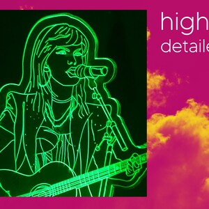 Taylor Swift LED Night Light - Etsy