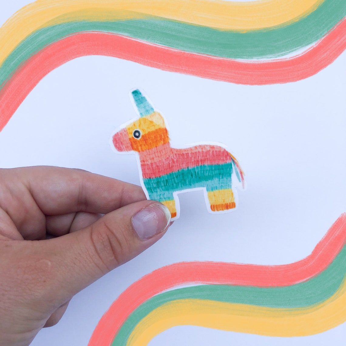 Pinata Sticker Party Pinata Sticker Vinyl Waterproof - Etsy