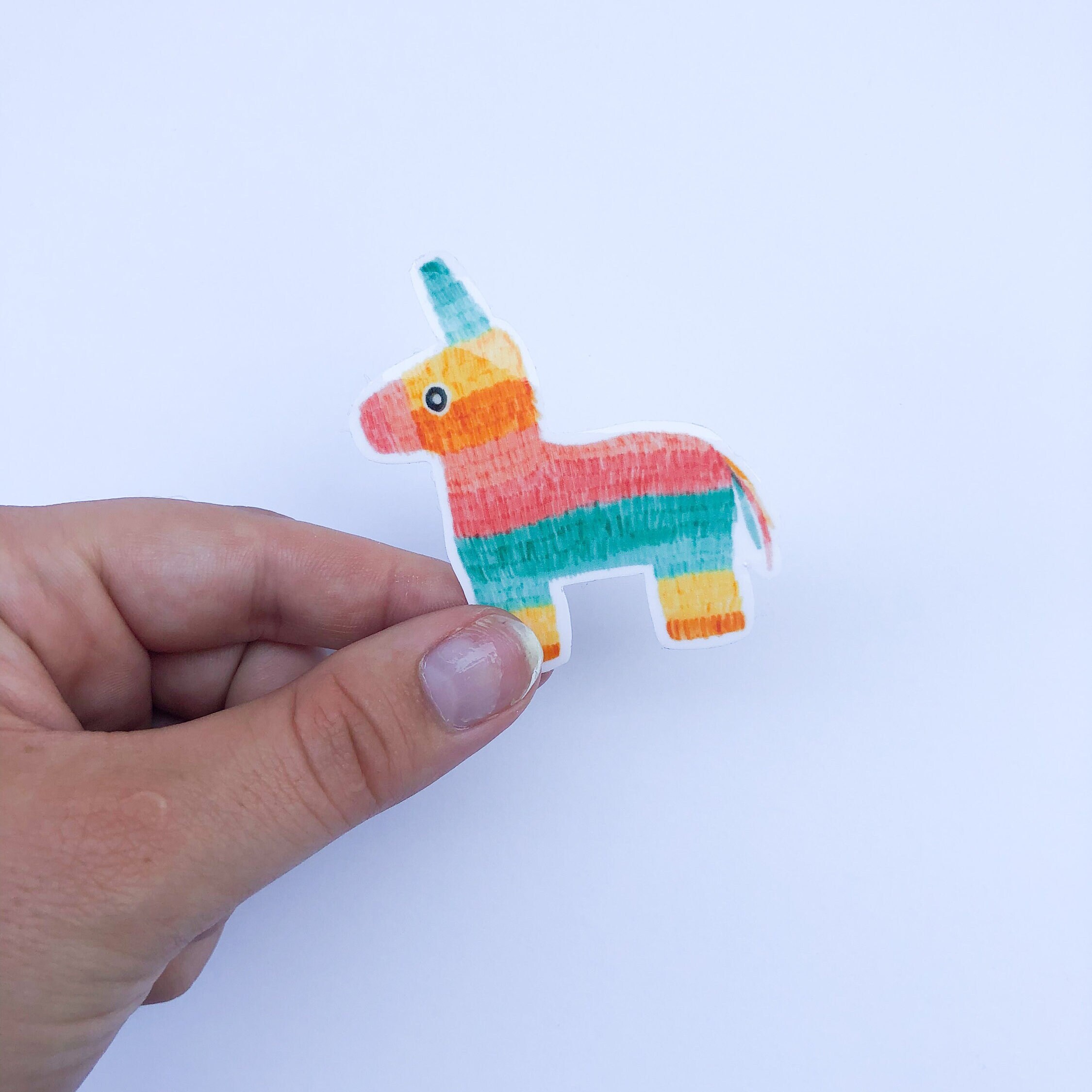 Pinata Sticker | Party Pinata Sticker | Vinyl Waterproof Sticker - Etsy