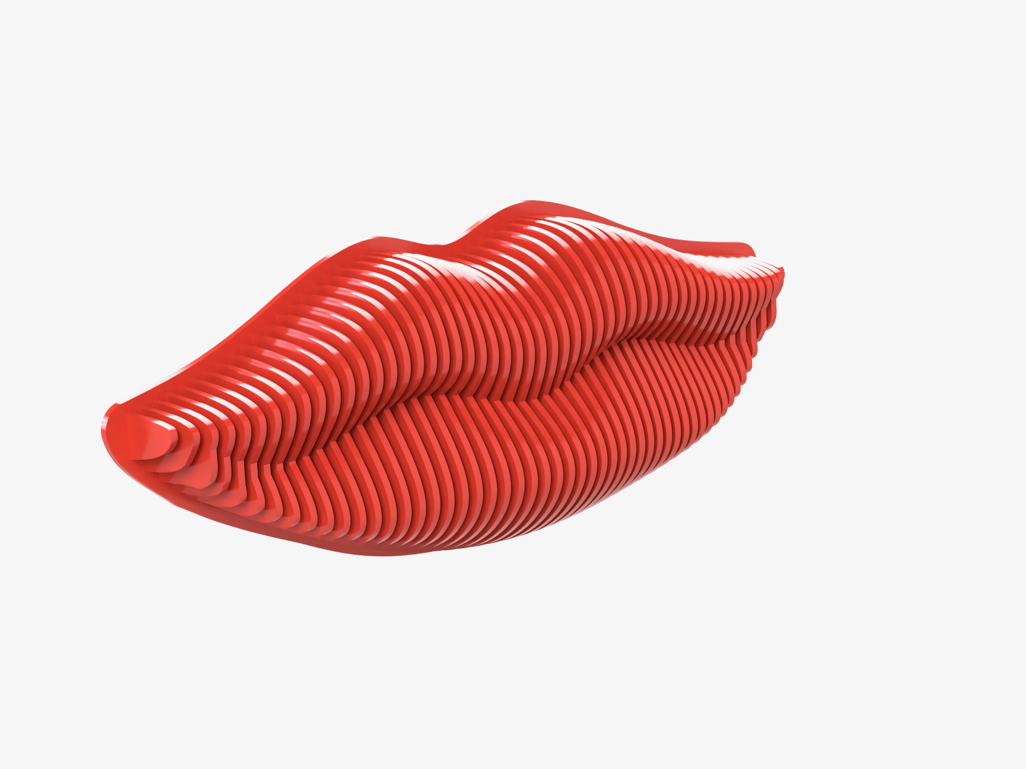 Parametric Lips - File for Laser Cutting - Etsy