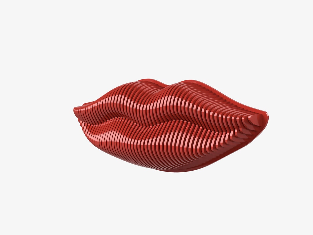 Parametric Lips BIG - Laser Cutting File - Etsy