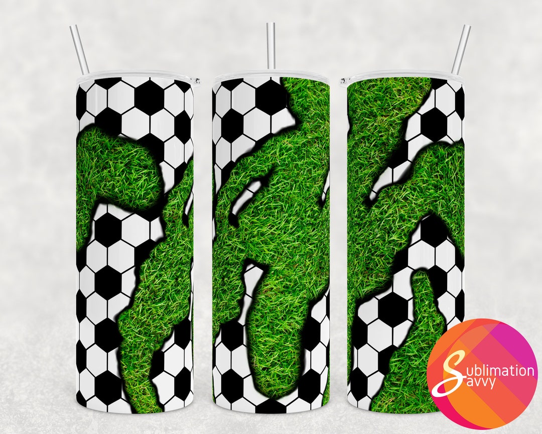 Soccer Sublimation Tumbler Wrap for Daughter, Sublimation Design ...