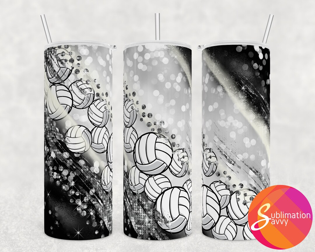 Volleyball Tumbler Design, Sublimation Tumbler for Girl, Volleyball ...