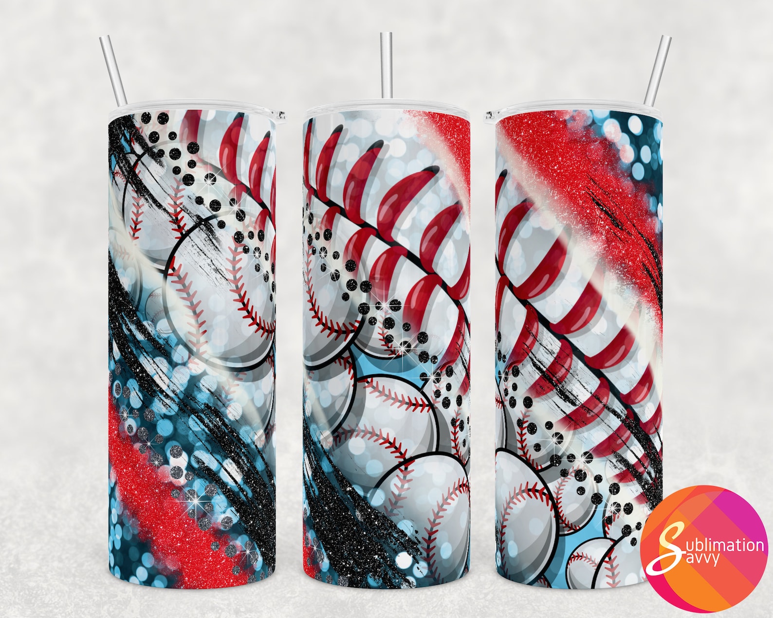 Baseball Sublimation Tumbler Designs, Baseball Tumbler Wrap, Tumbler ...