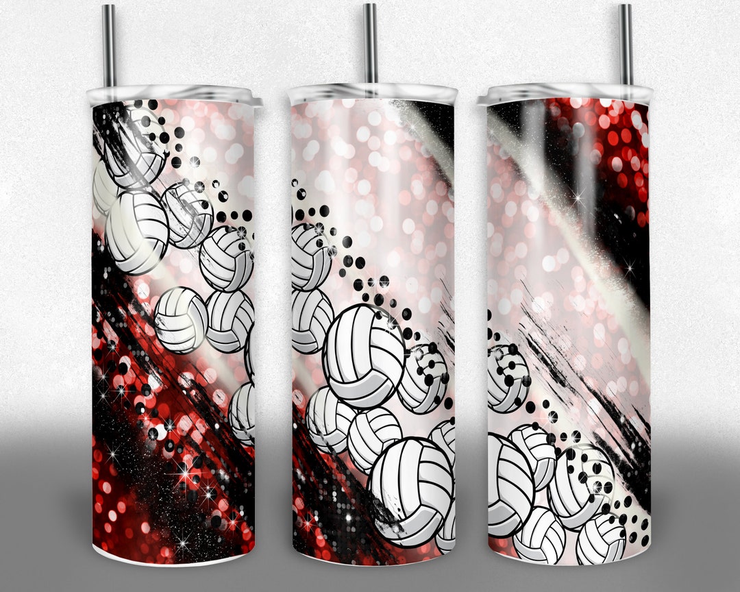 Volleyball Tumbler Design, Sublimation Tumbler for Girl, Volleyball ...