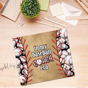 Baseball Coach Tumbler Wrap, Sublimation Tumbler for Him, Baseball ...