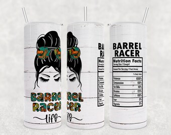 Barrel Racing Tumbler - Etsy