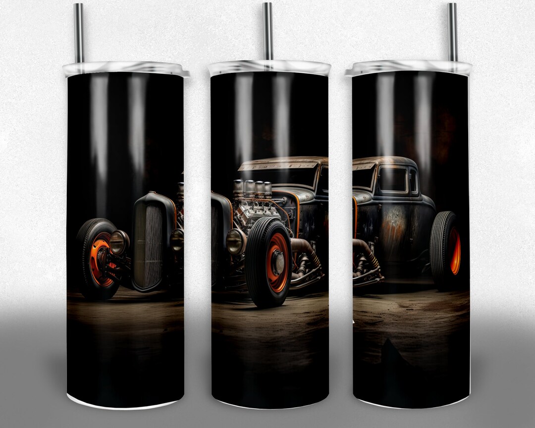 Car Sublimation Design for Tumblers, 20 Oz Skinny Tumbler Design for ...
