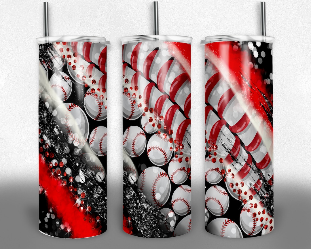 Baseball Sublimation Tumbler Designs, Baseball Tumbler Wrap, Tumbler ...