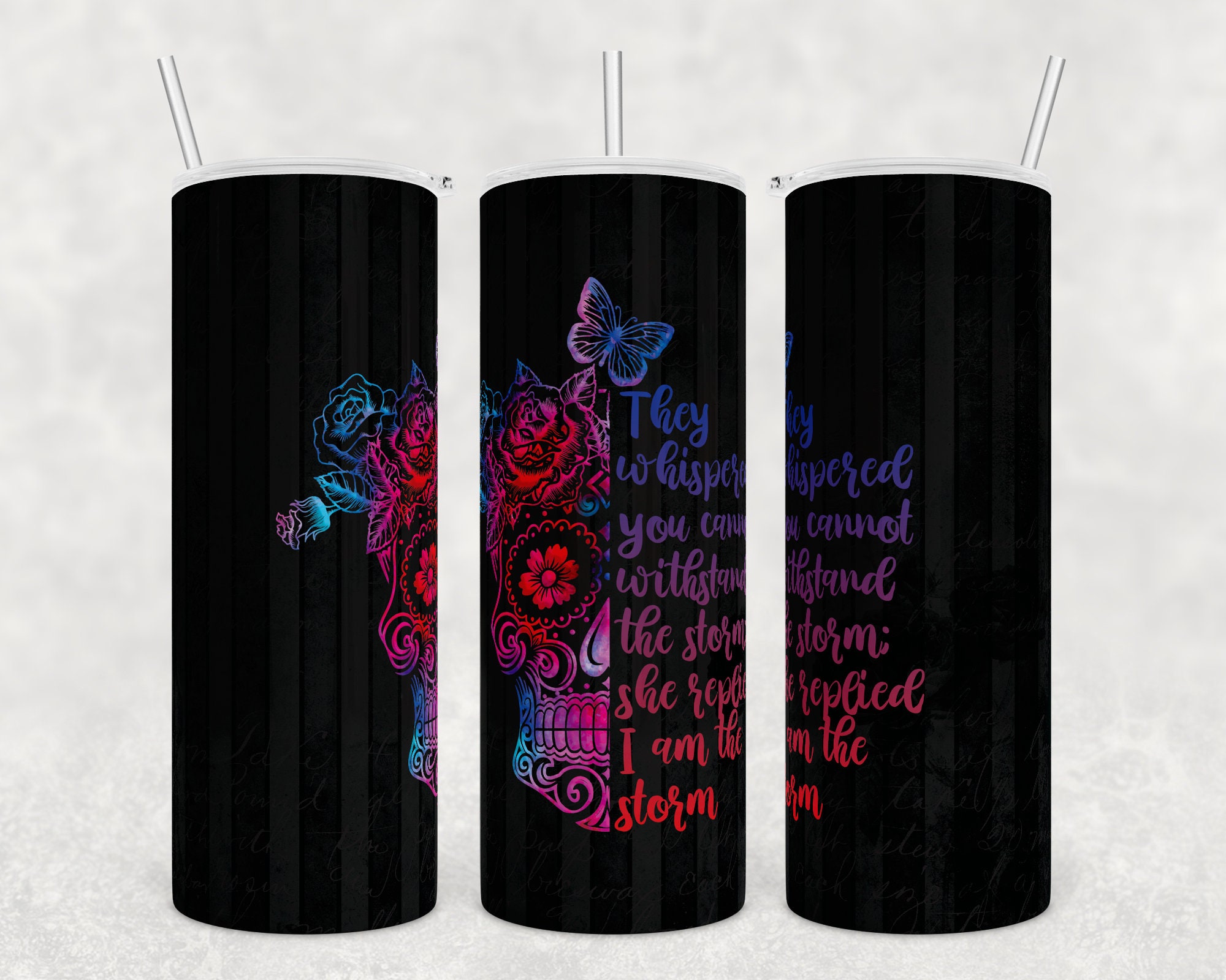 Sublimation Design Files for Tumblers Skull Sublimation - Etsy