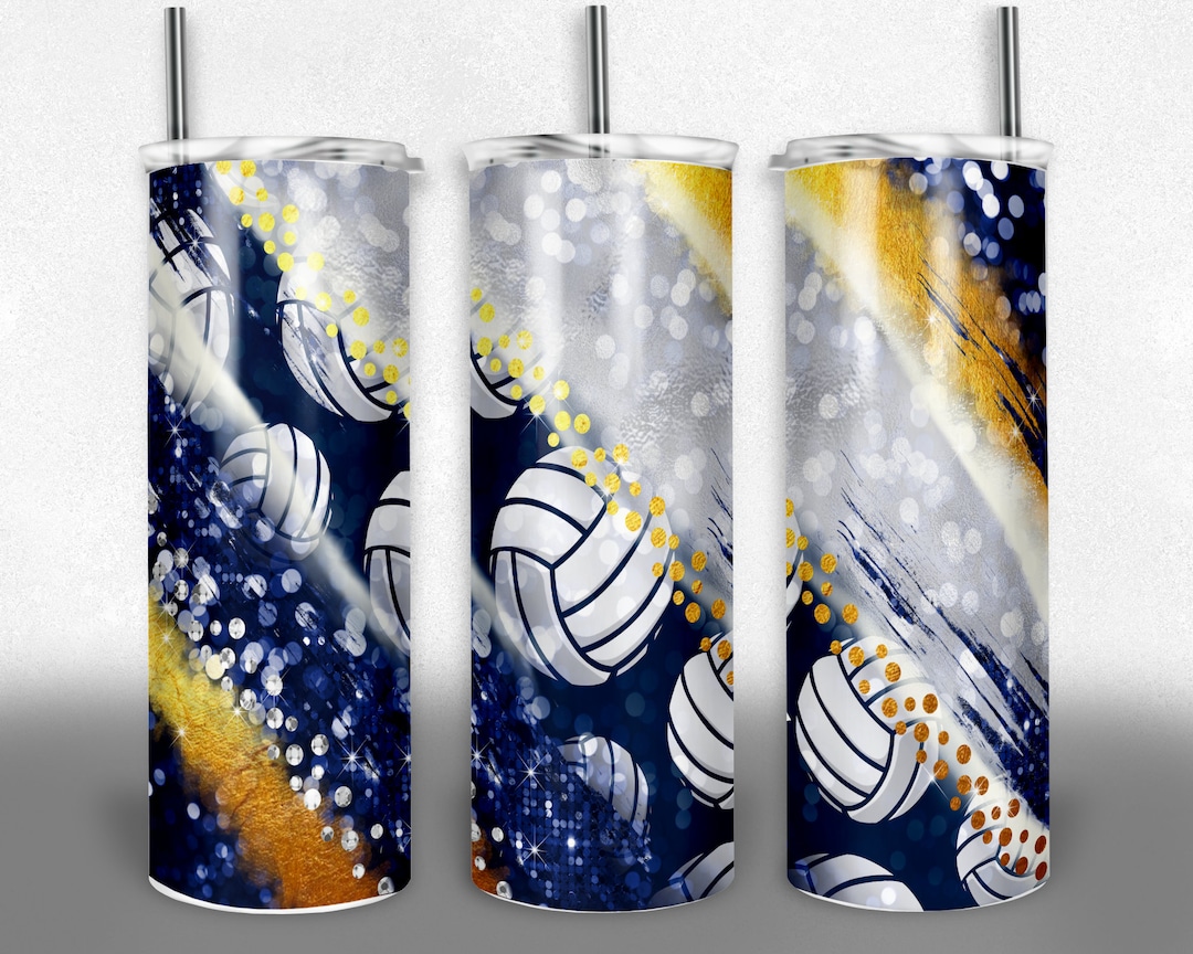 Volleyball Tumbler Design, Sublimation Tumbler for Girl, Volleyball ...