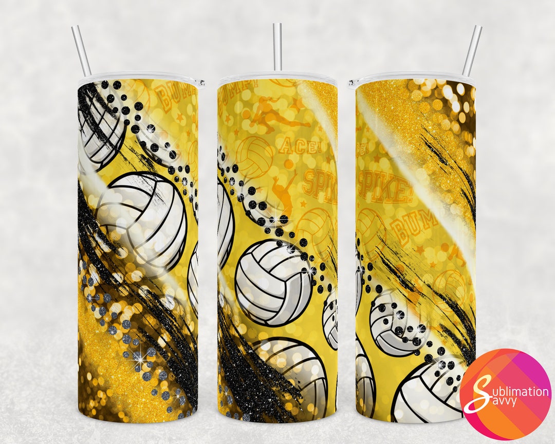 Volleyball Tumbler Design, Volleyball Coach Gift for Her, 20 Oz Skinny ...
