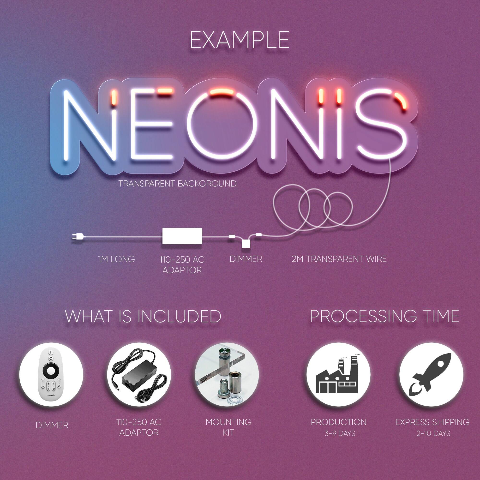 Logo Neon Sign - Customize Your Brand's Identity With Handmade LED Neon ...