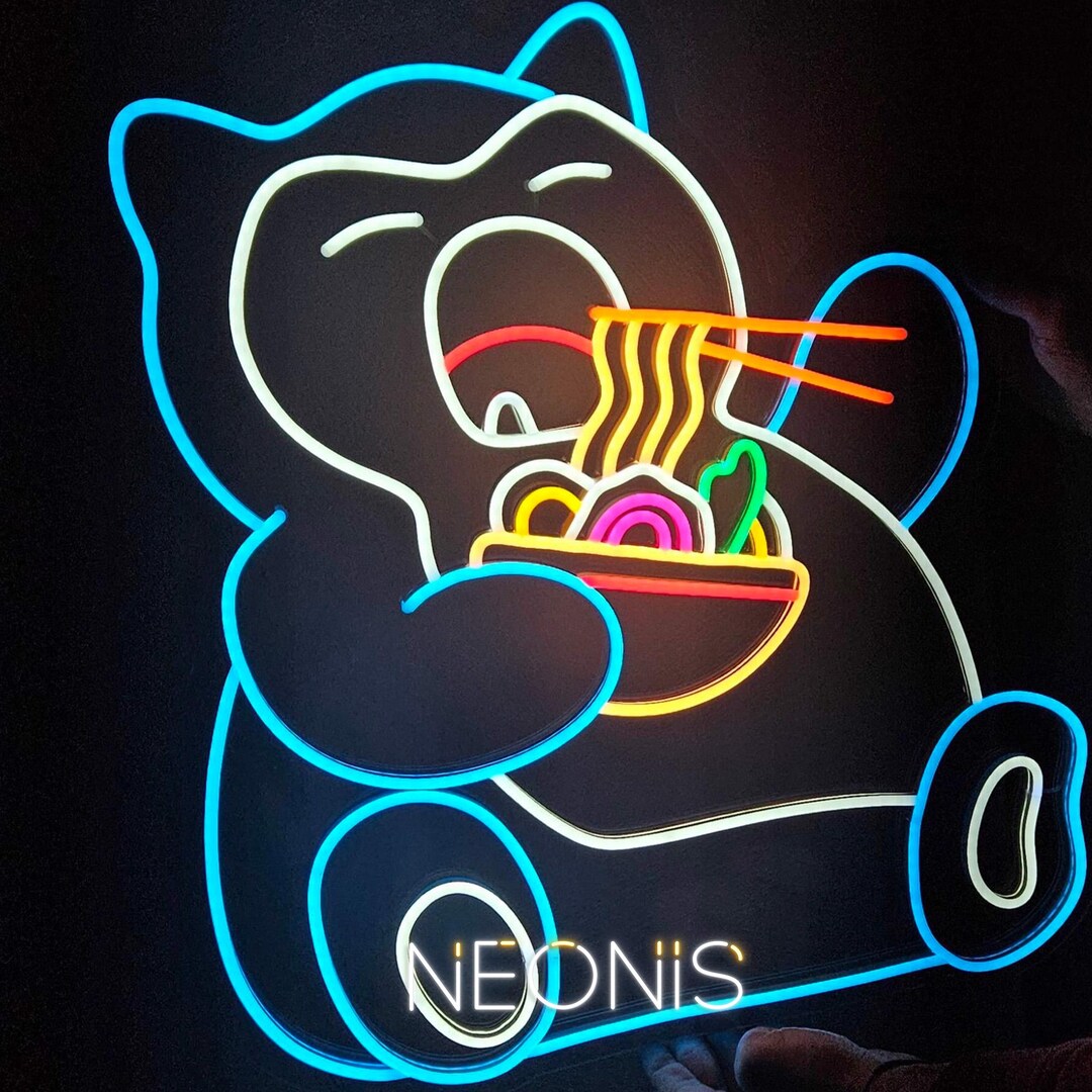 Anime Character - LED Neon Anime Wall Art, Anime, Cartoon Character ...
