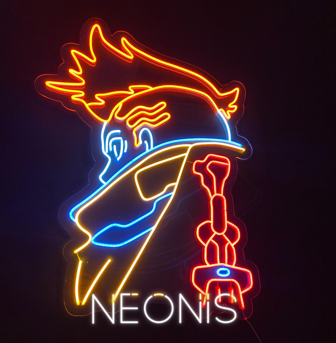Anime Character - LED Neon Anime Wall Art, Anime, Cartoon Character ...