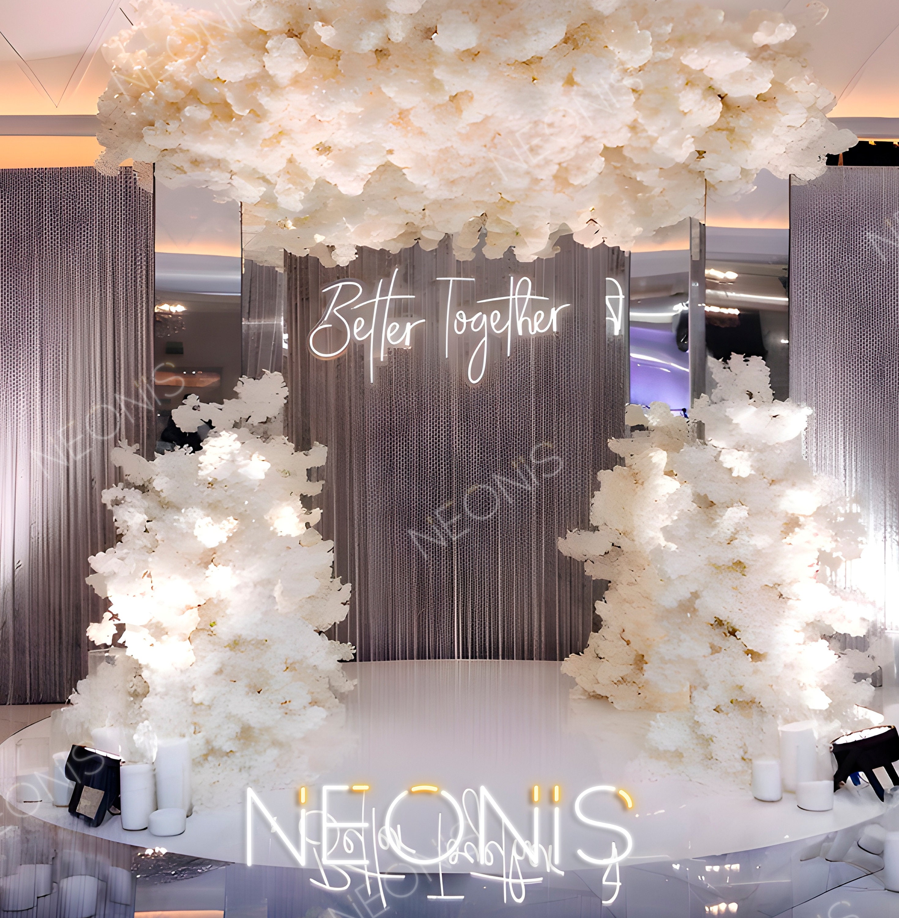 Custom Wedding Neon Sign create Your Own Unique LED Neon Wedding Sign ...