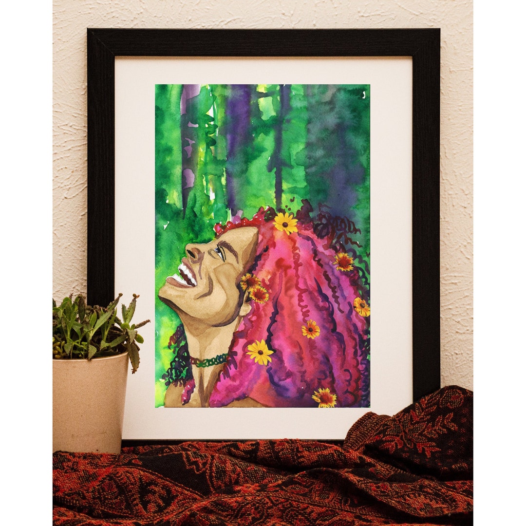 Bliss Watercolor Print - Etsy