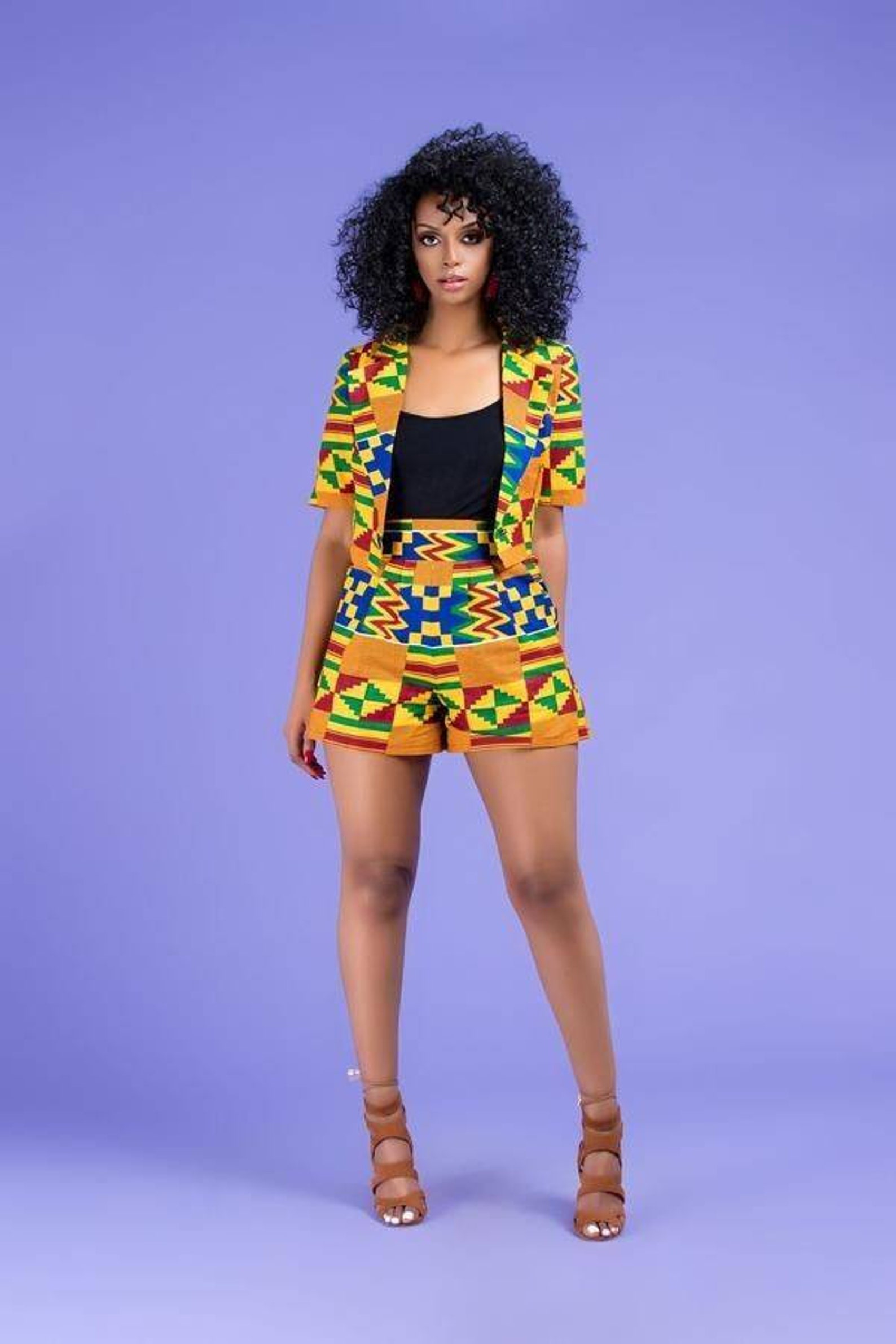 African Print Jacket and Short Women Fashion Ankara Fashion - Etsy