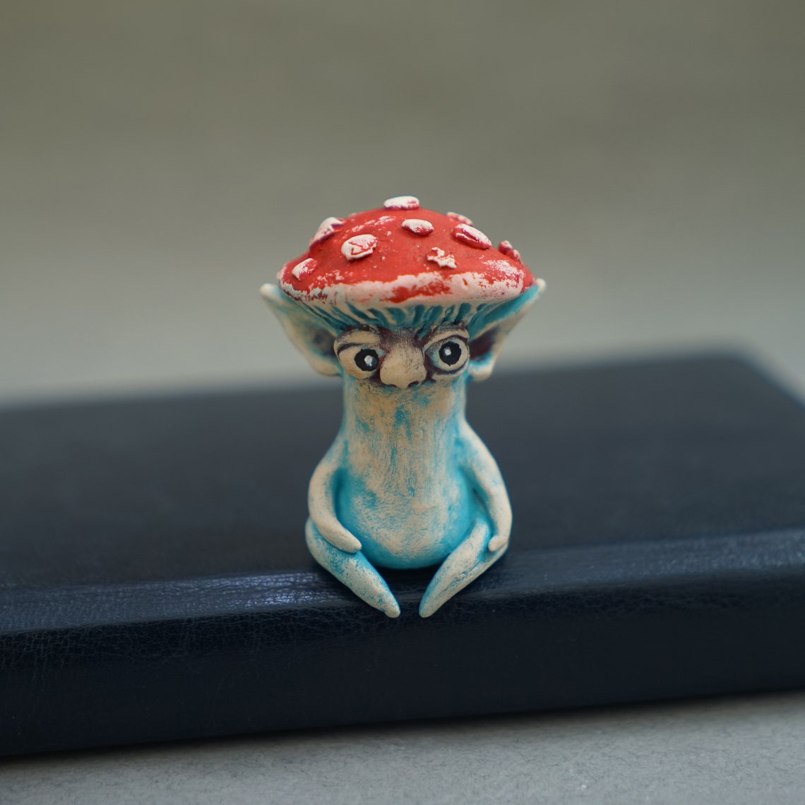 Magic Mushroom Figurine Ceramic Mushroom Figurines Unique Clay - Etsy
