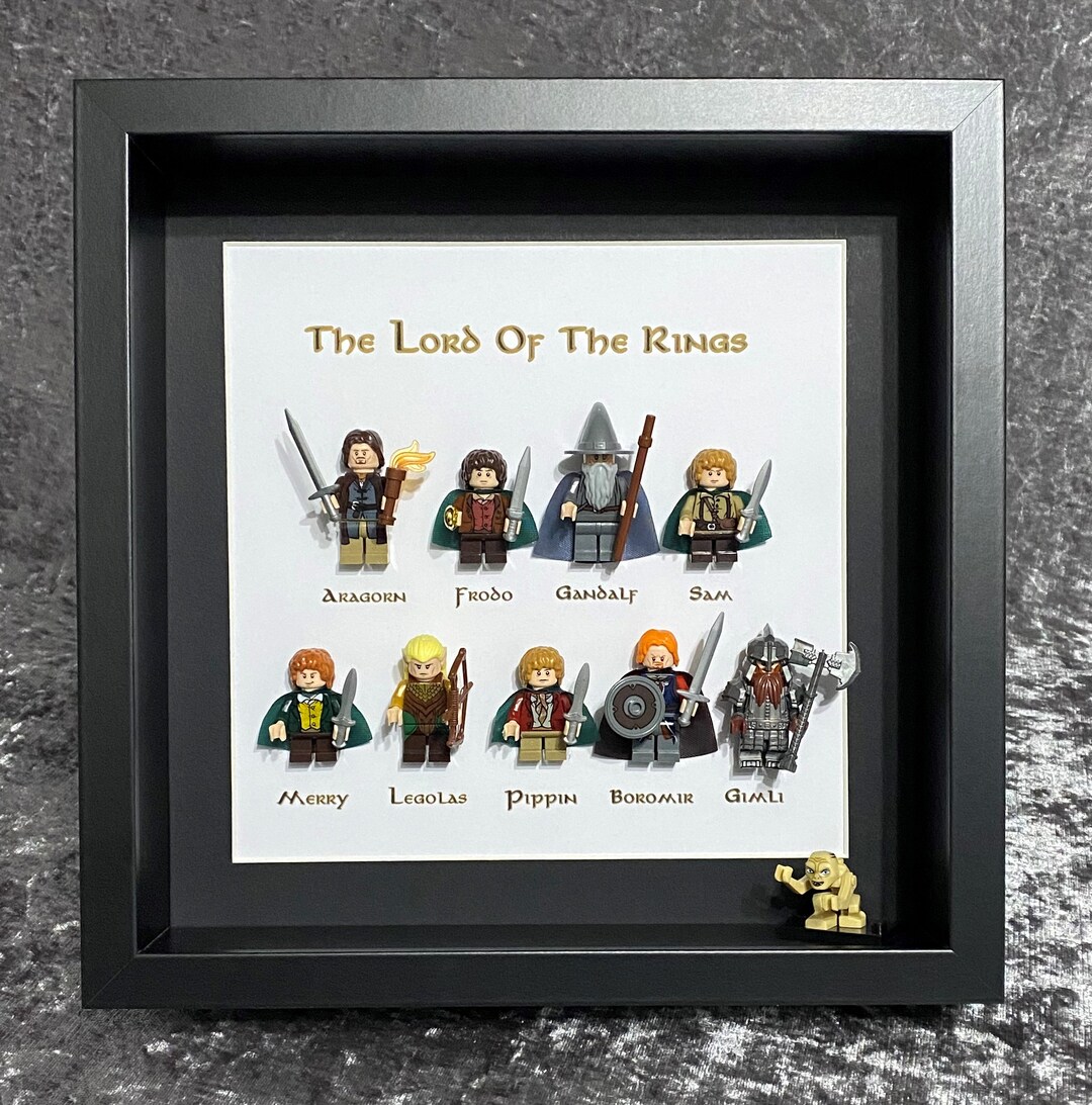 Personalised Lord of the Rings Lego Minifigure Inspired Fellowship ...