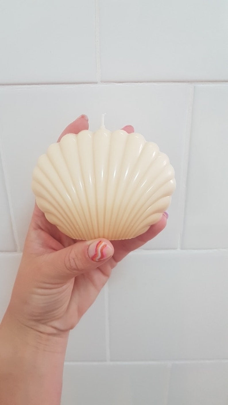 Seashell Scallop Candle Mould | Silicone Clam Sea Shell Molds | Ice Wax ...
