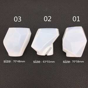 Gem Stone Crystal Candle Mould | Geometric Diamond Handmade Crafting ...