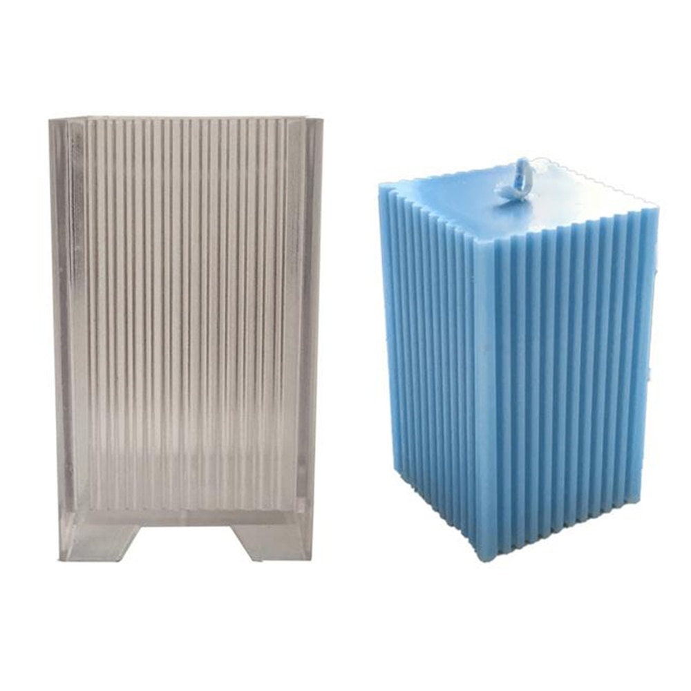 Geometric Square Pillar Candle Mould Candle Making Molds - Etsy