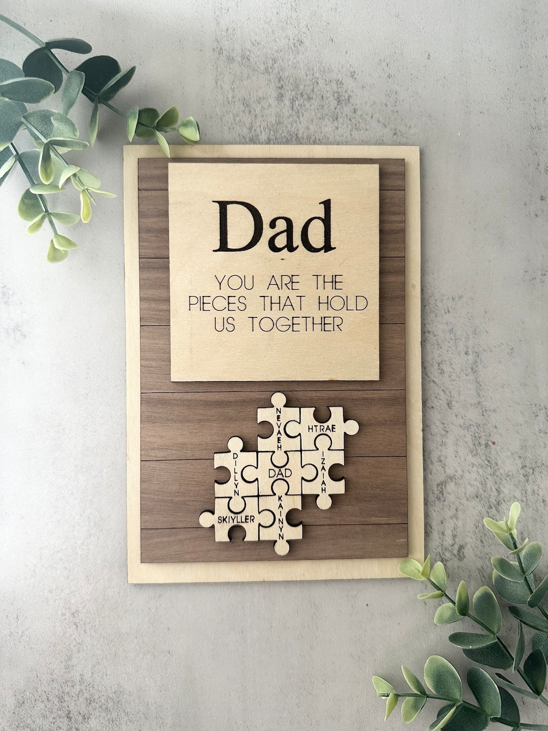 Dad You Are the Piece That Holds Us Together | Father's Day Present ...