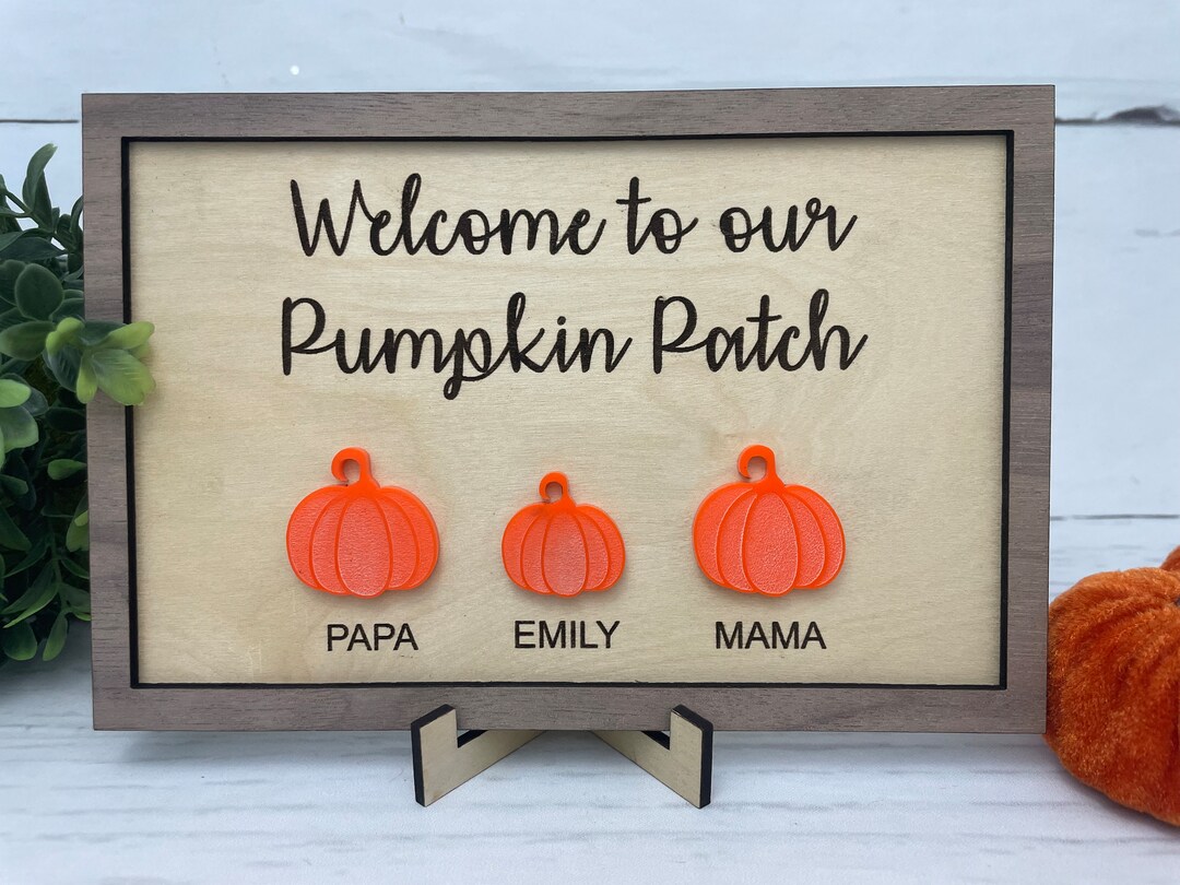 Welcome to Our Pumpkin Patch | Gift for Parents | Fall Sign ...
