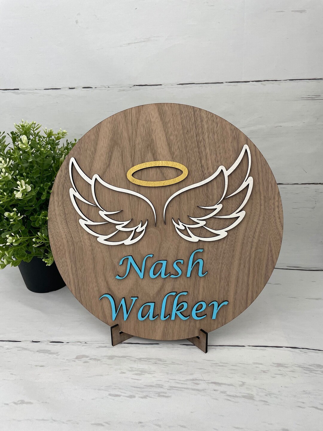 Angel Baby Sign | Infant Loss Memorial Sign | Baby Memorial - Etsy