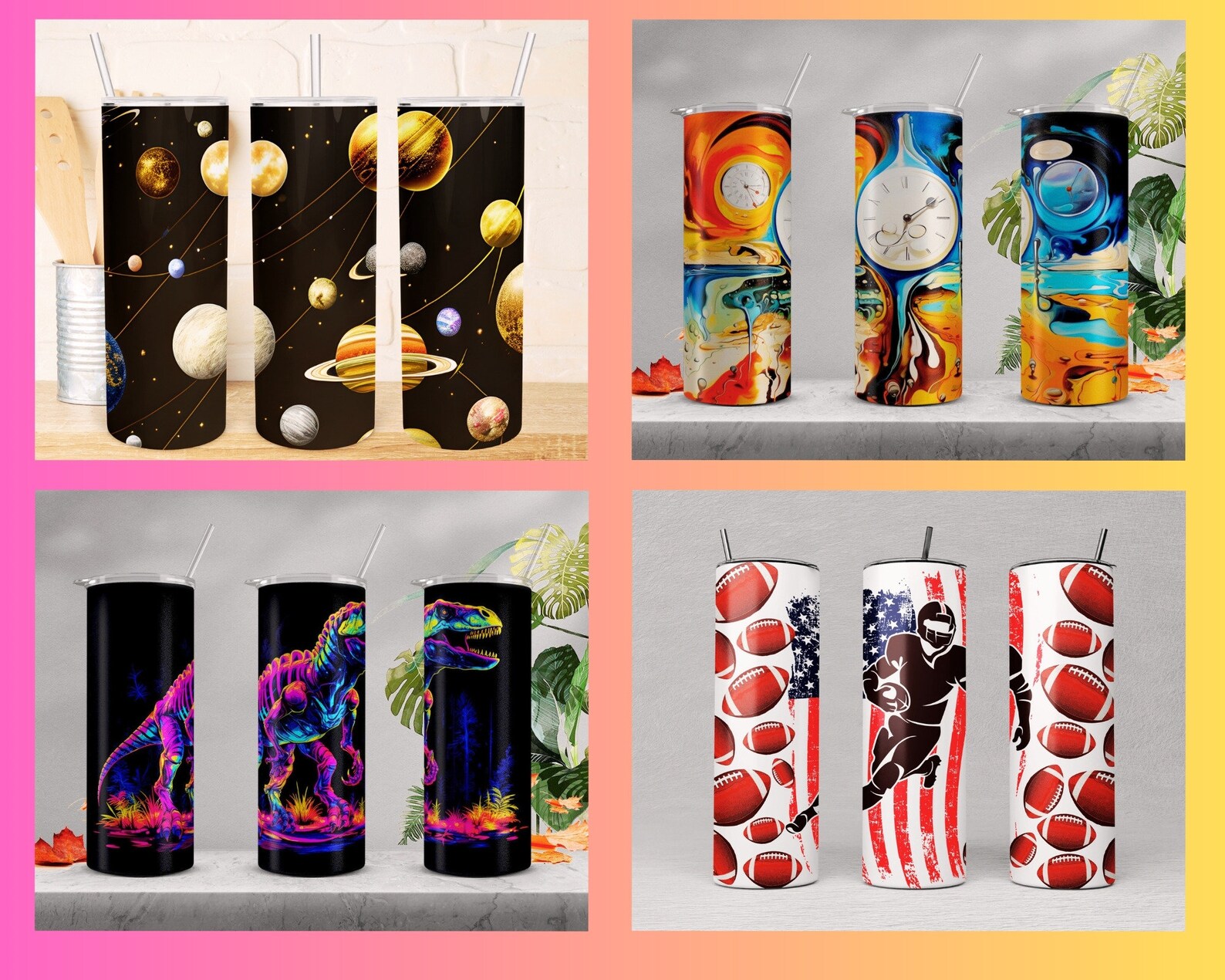 Skull & Red Roses Tumbler Wrap, 40oz Stanley, Sublimation Design ...