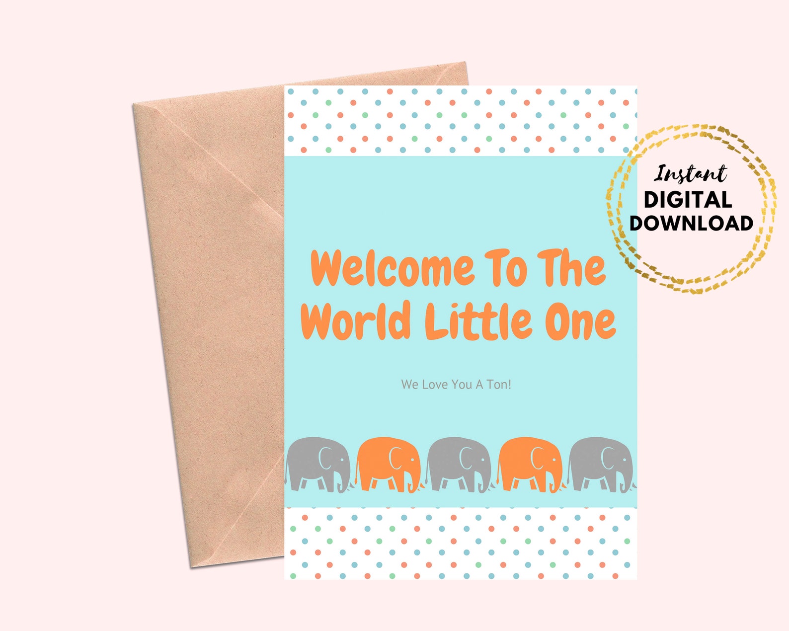 Printable Baby Congratulations Greeting Card New Baby - Etsy