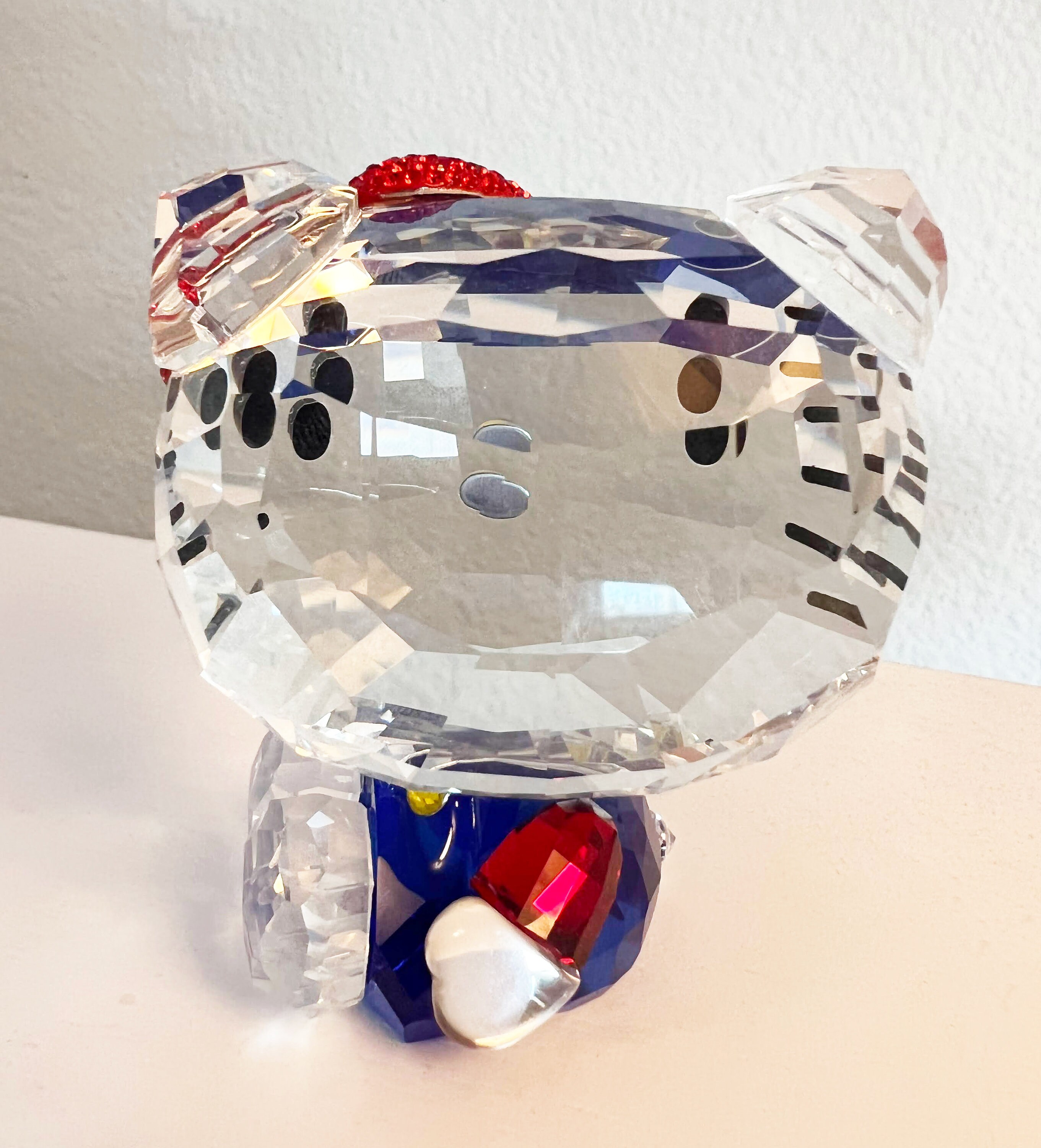 Large Crystal Hello Kitty Figurine / Glass Hello Kitty - Etsy
