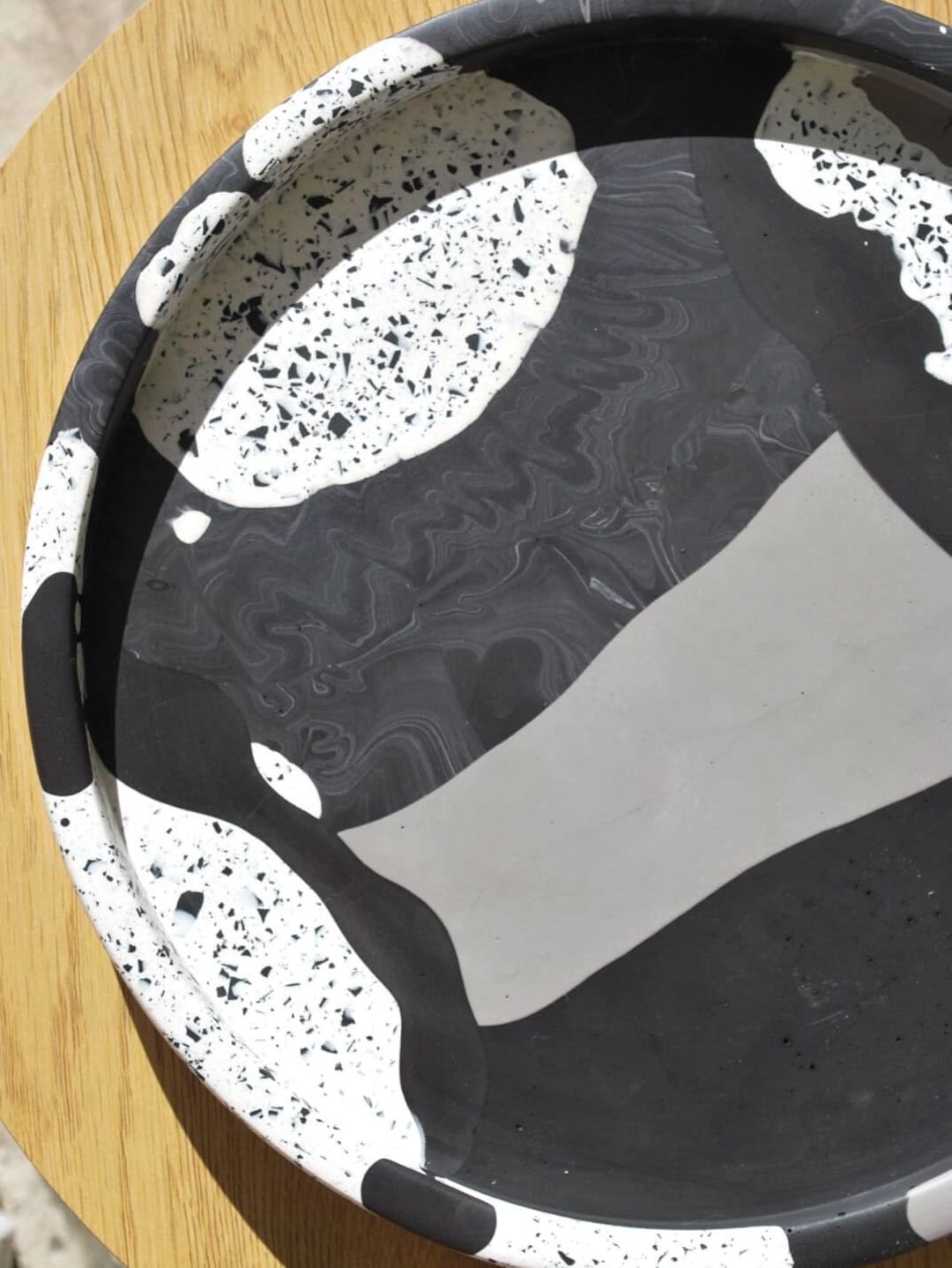 Unique Extra Large Round Tray | Modern Home Decor - Etsy