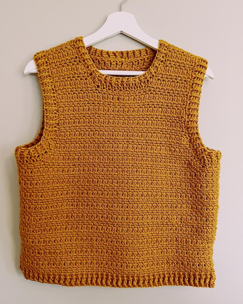 Step-by-step Pattern Crochet Vest 'the Rauk Vest' - Etsy