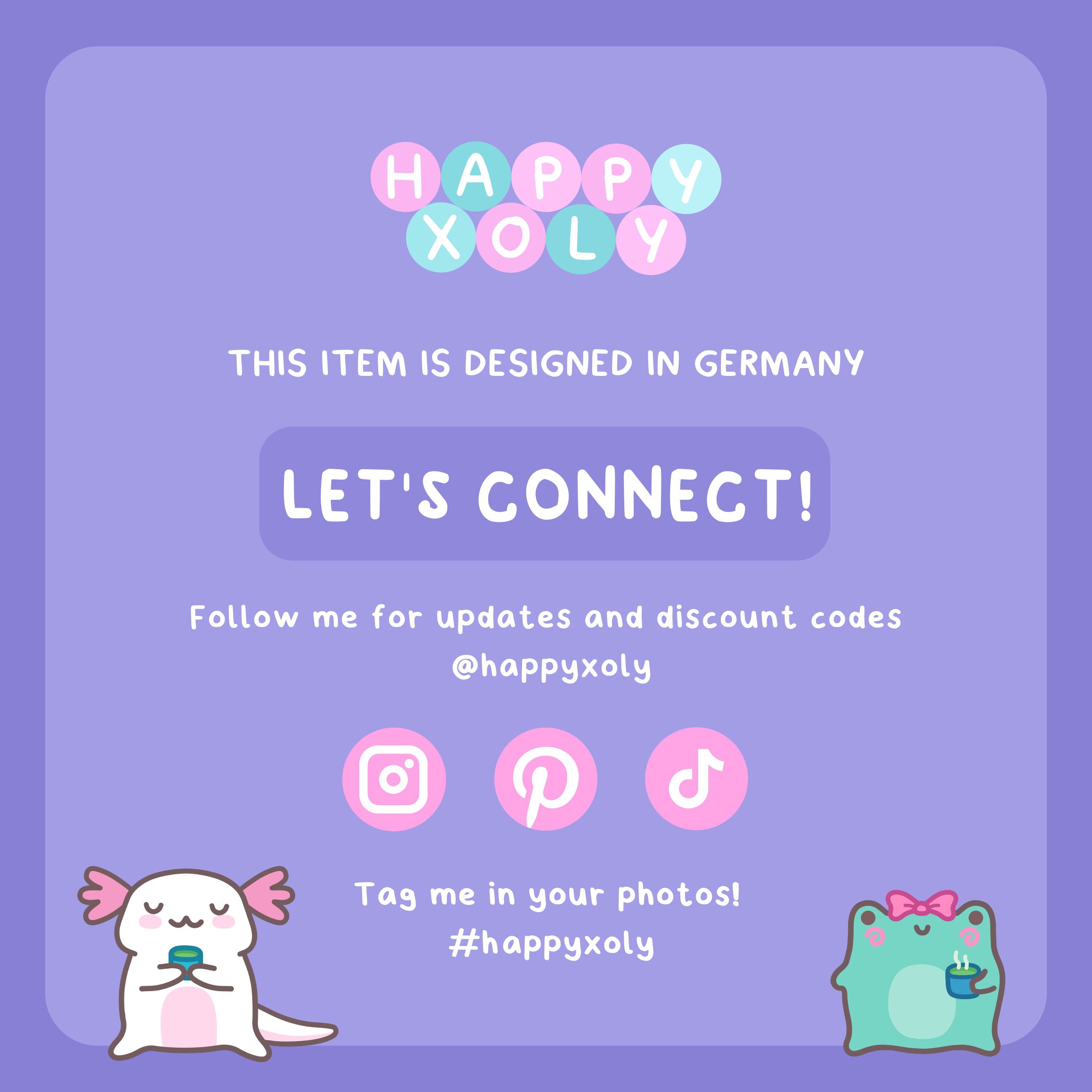 Axolotl Keychain Holographic Stars Cute Animal Keychain - Etsy