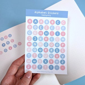 Alphabet Stickersheet, Alphabet Deco Sticker, Letter Stickers Polco ...