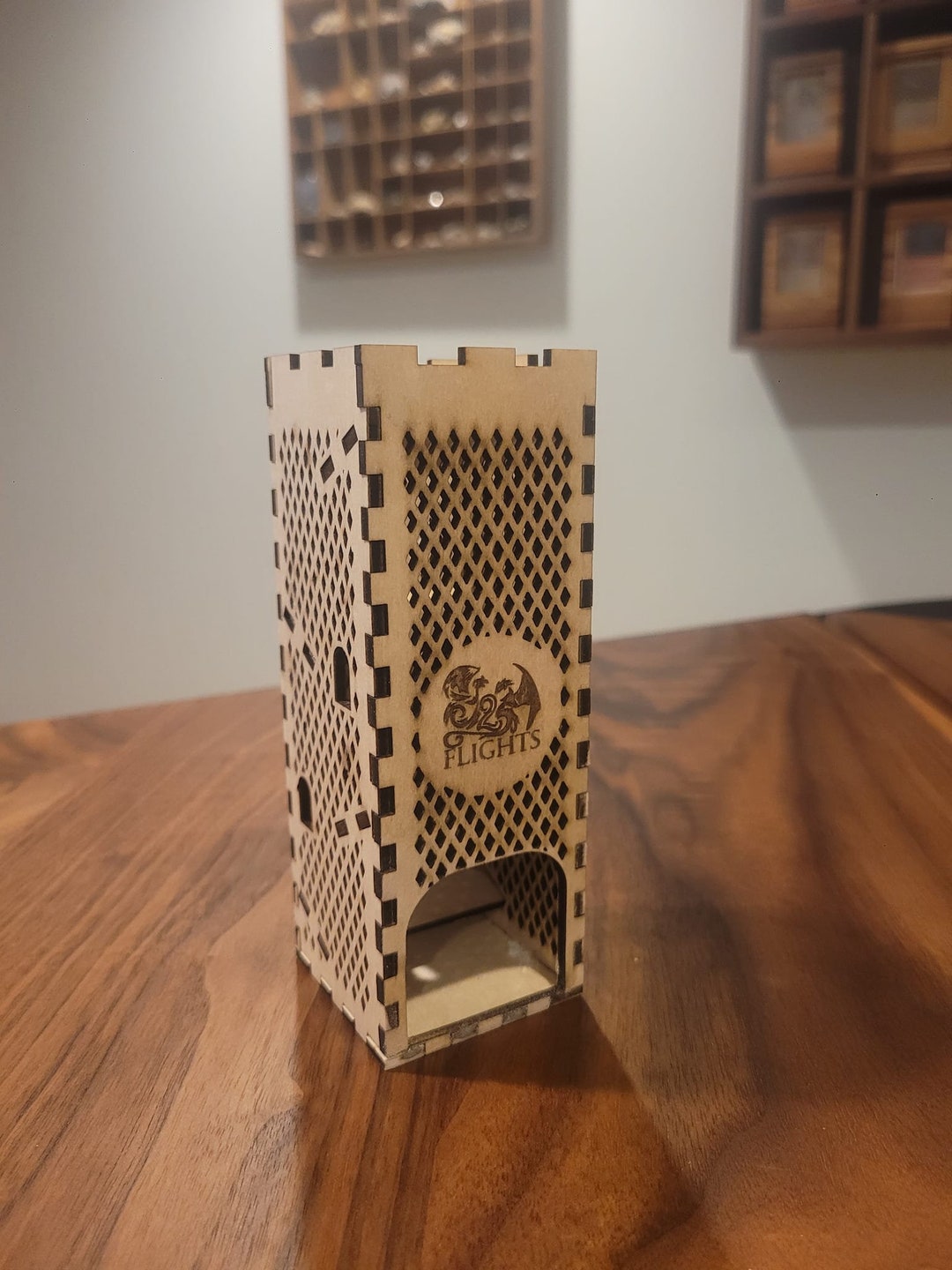 Laser Cut File: DND Dice Tower Pocket Sized Lightburn, Svg, Dxf for ...