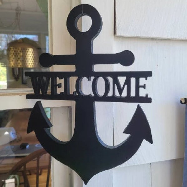Nautical Anchor Sign - Etsy
