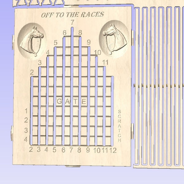 Horse Racing Game Board - Etsy