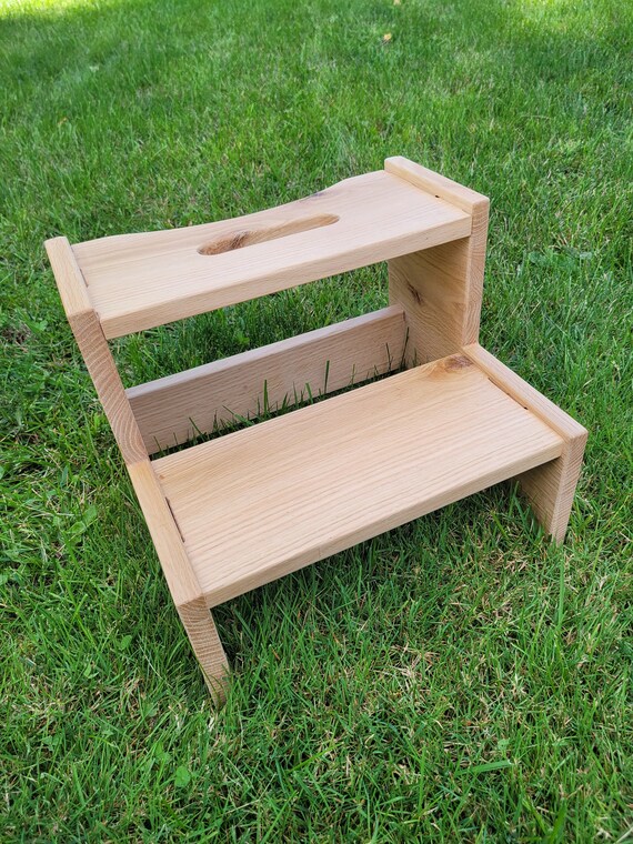 2 Step Stool CNC Design File Svg Dxf Crv Stepping Stool - Etsy