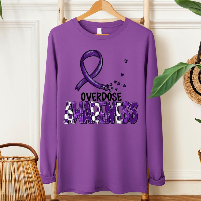 Overdose Awareness Bundle PNG | Trendy, Checkered, Checker, Purple ...