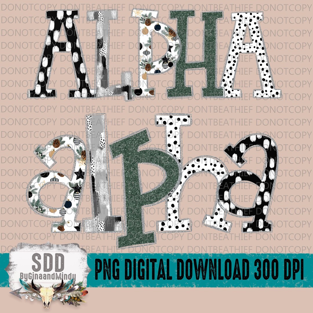Winter Doodle Alpha PNG Bundle Set | Doodle Letters, Letter, Doodles ...