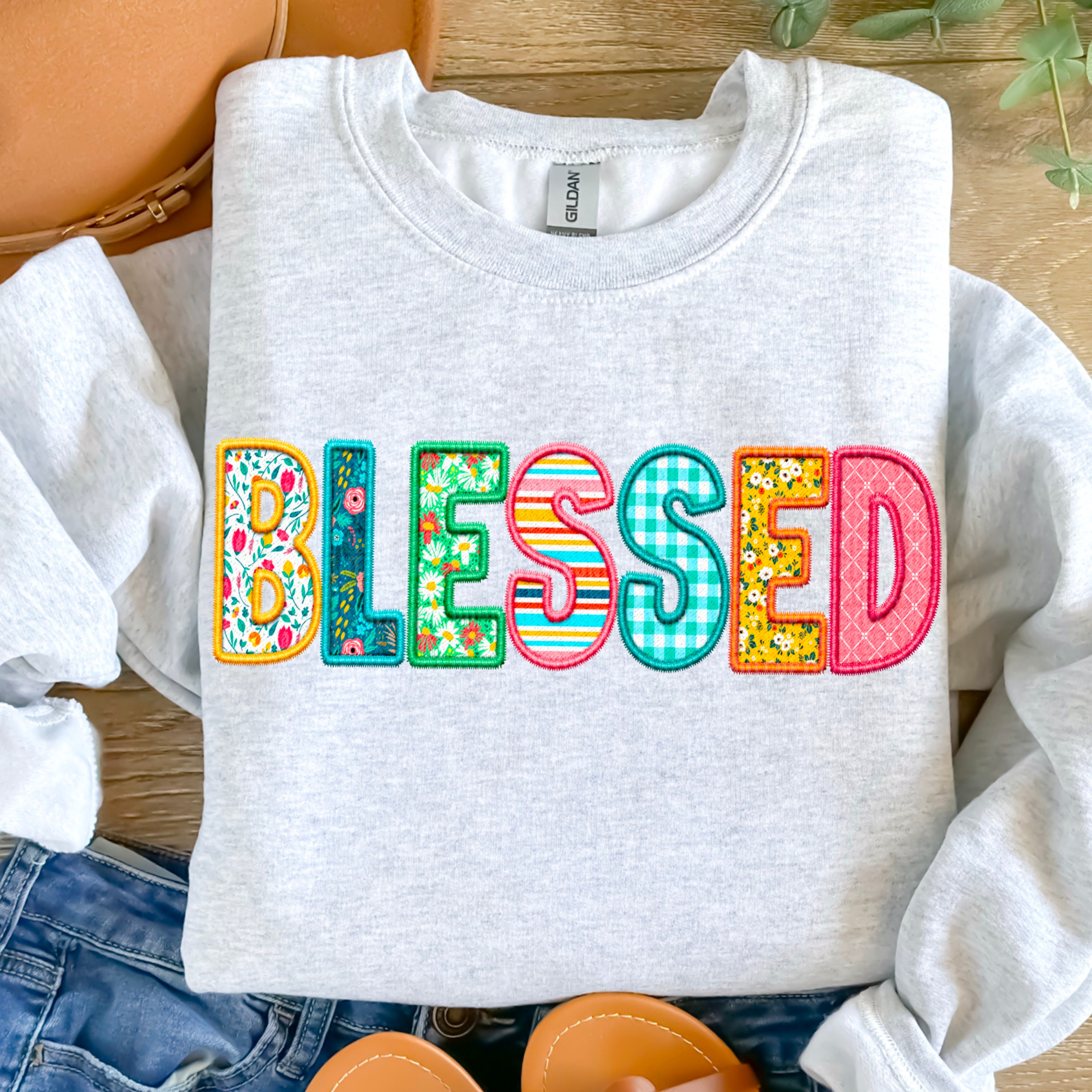 Blessed Spring Floral PNG | | Faux Embroidery, Spring, Floral, Faith ...