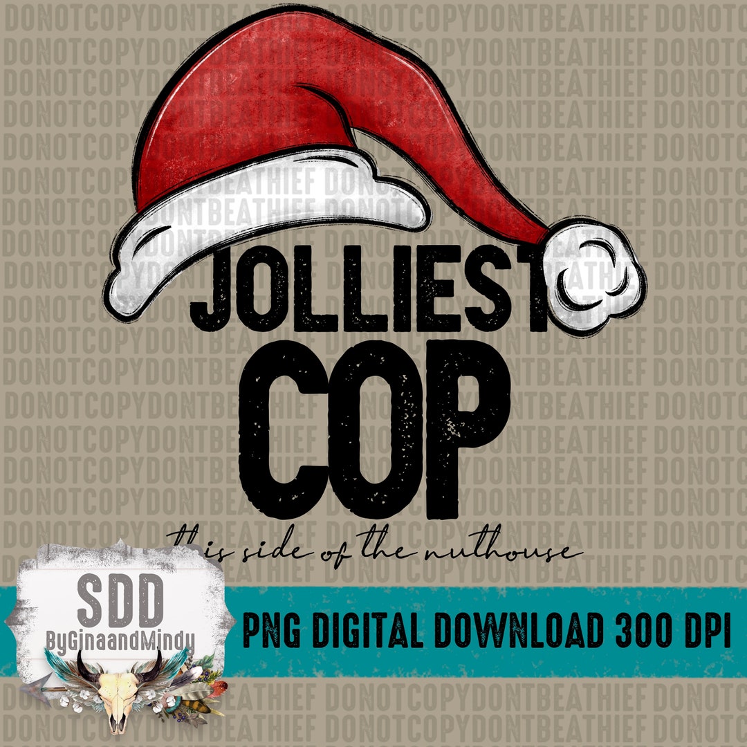 Jolliest Cop PNG Holidays, Christmas, Nuthouse, Men, Male, Guy, Snarky ...