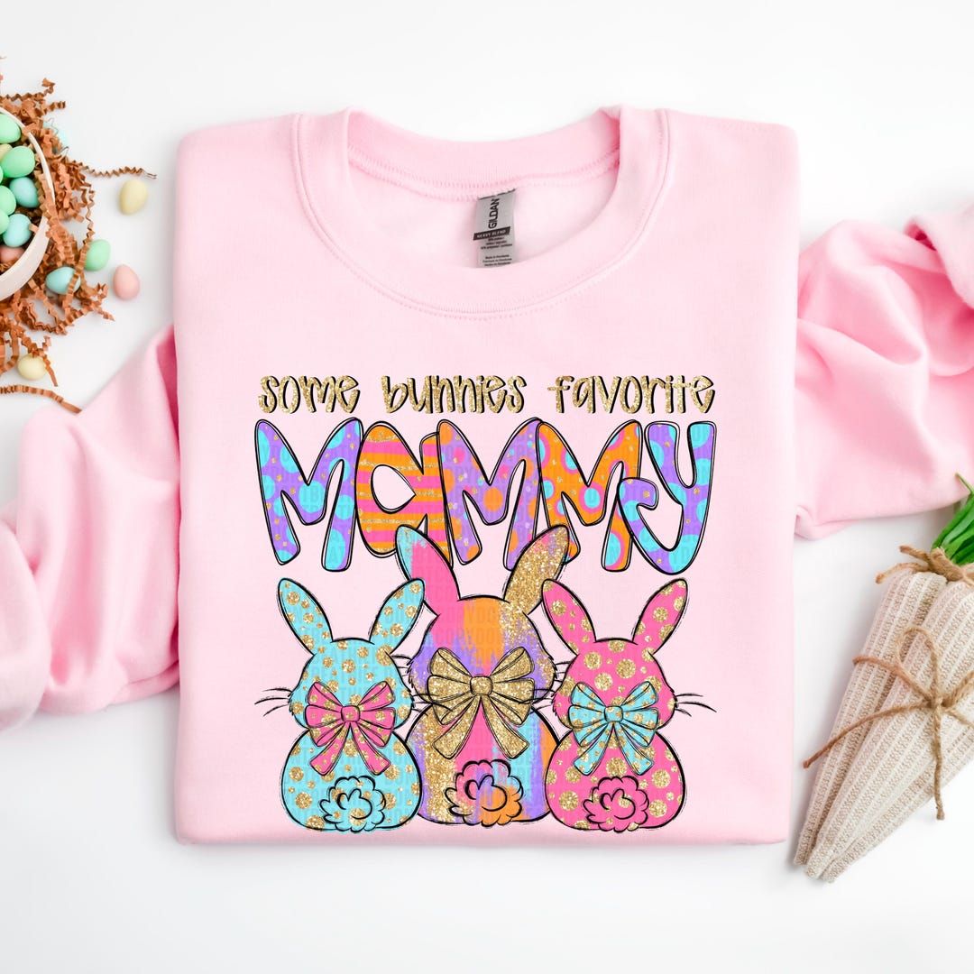Some Bunnies Favorite Mammy PNG Doodle Letters, Spring, Bunny, Glitter ...