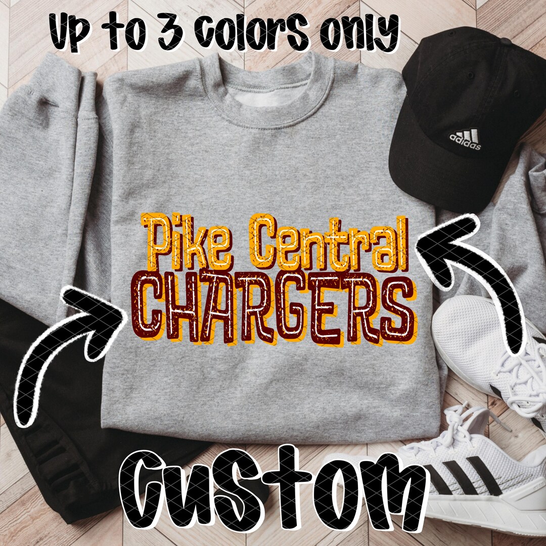 Custom School Spirit PNG | Trendy, Doodle Letters, Distressed, Mascot ...