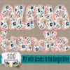 Spring Scribbles Doodle Alpha PNG Bundle Set | Doodle Letters, Dots ...