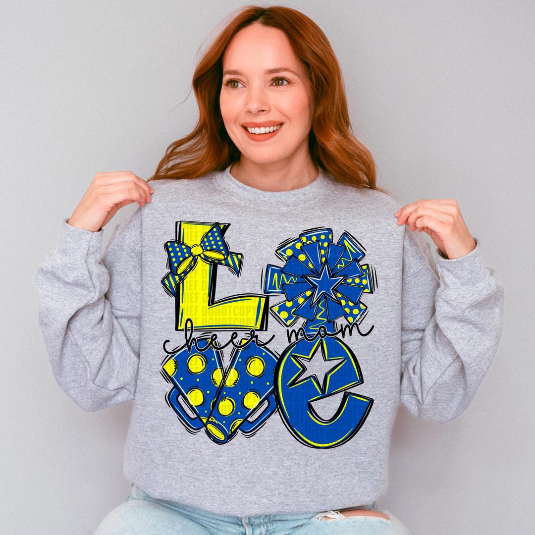 School Cheer Spirit Bundle PNG | Doodle, Personalize, Customize, Cheer ...